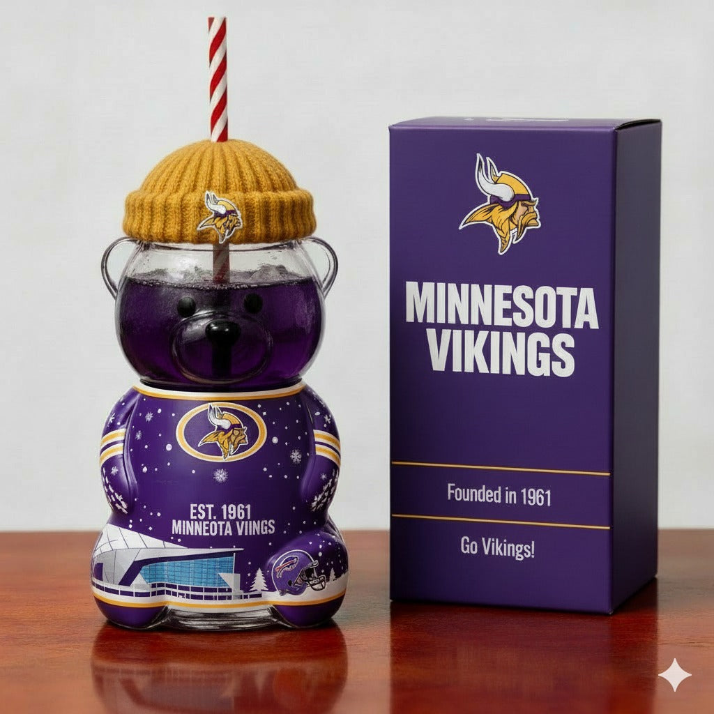 Minnesota Vikings Anniversary Bear Drinkware – Hearthnect