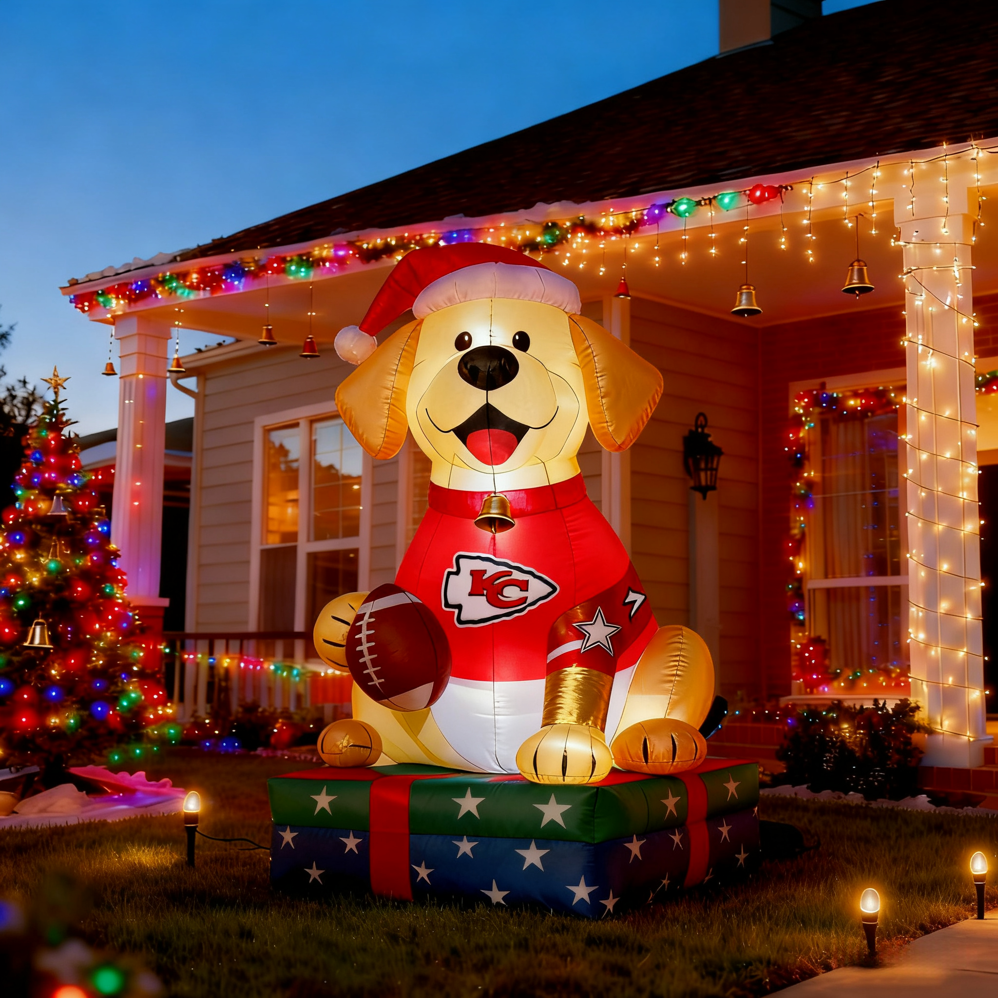 Adorable Labrador Inflatable Garden Decoration – Hearthnect