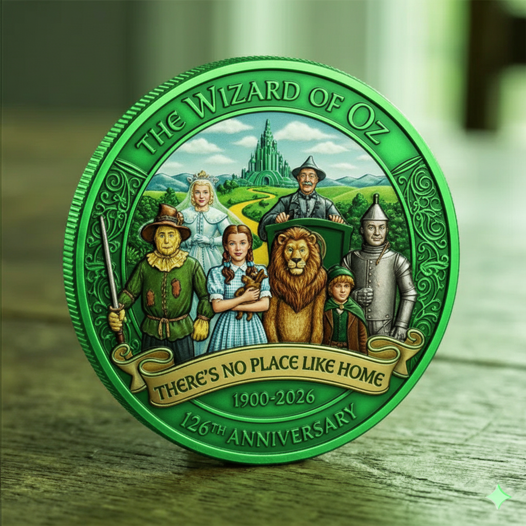 The Wizard of Oz 126th Anniversary Commemorative Coin - 1900–2026 ...