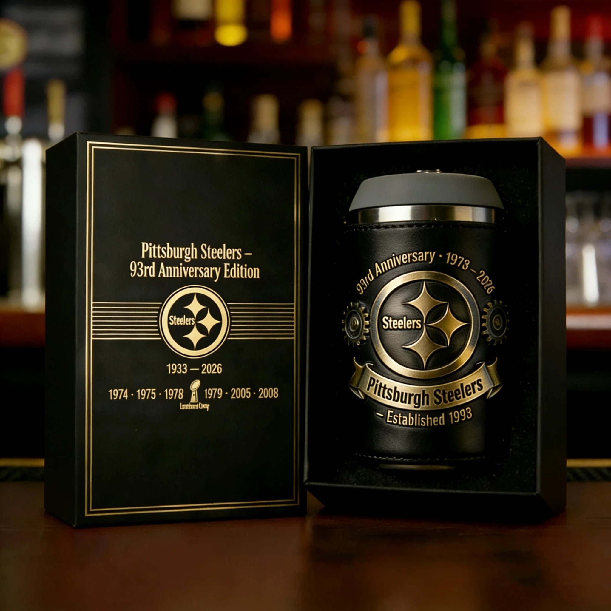 Steelers 93rd Anniversary Limited Edition Beer Can Cooler – Hearthnect
