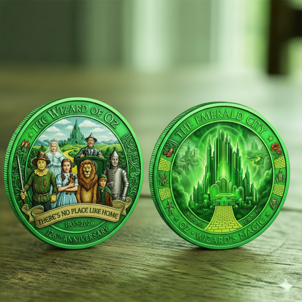The Wizard of Oz 126th Anniversary Commemorative Coin - 1900–2026 ...