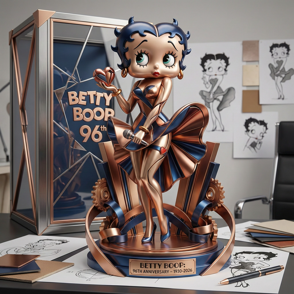 Betty Boop 96th Anniversary Collector Statue (1930–2026) – Hearthnect