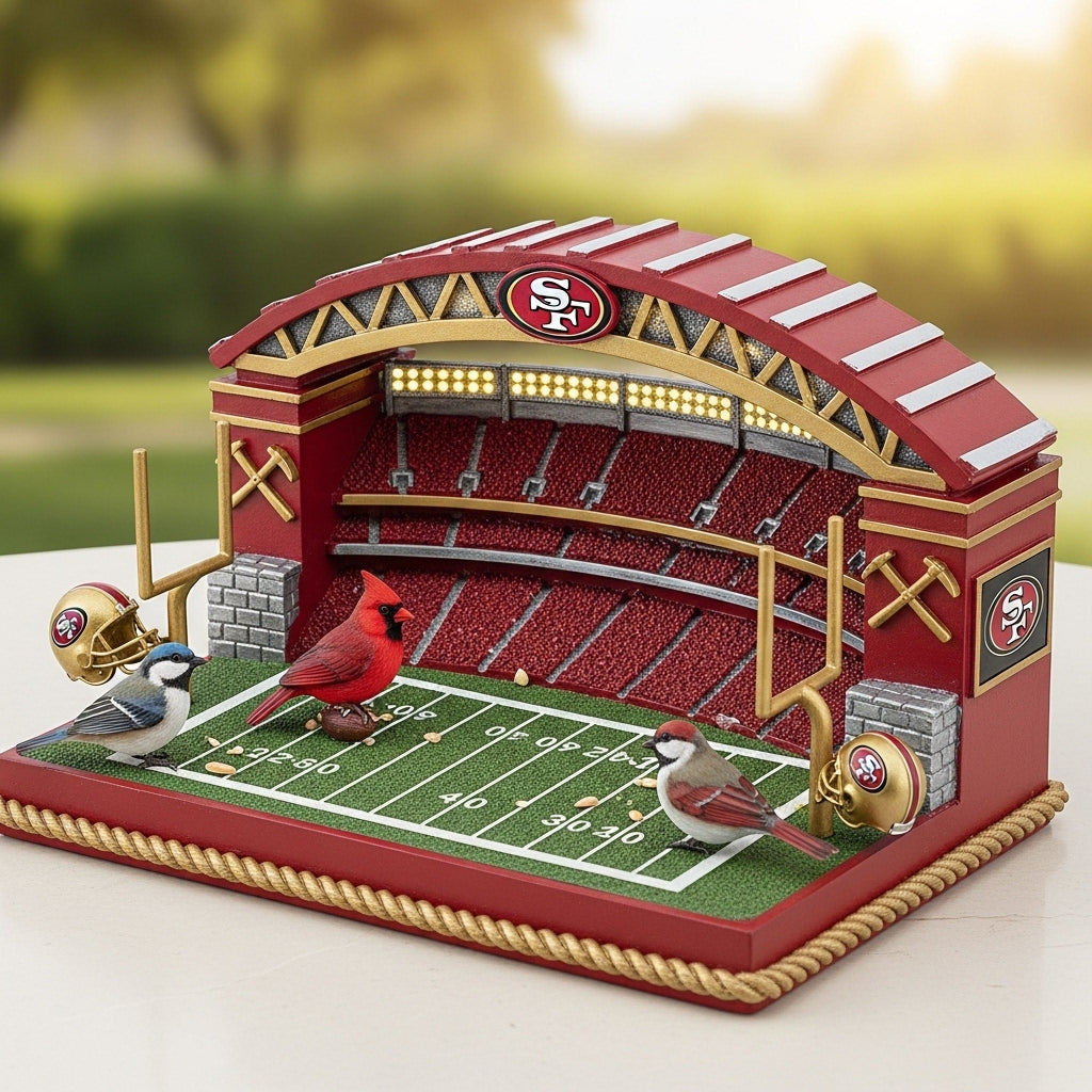 San Francisco 49ers Stadium Bird Feeder – Hearthnect
